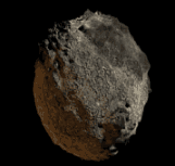 Animated Moving Asteroid