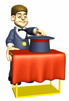 Cute Rabbit With Magician Hat