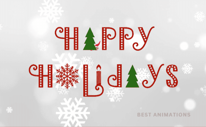 happy holidays gif, happy holidays animated gif, happy holidays animation