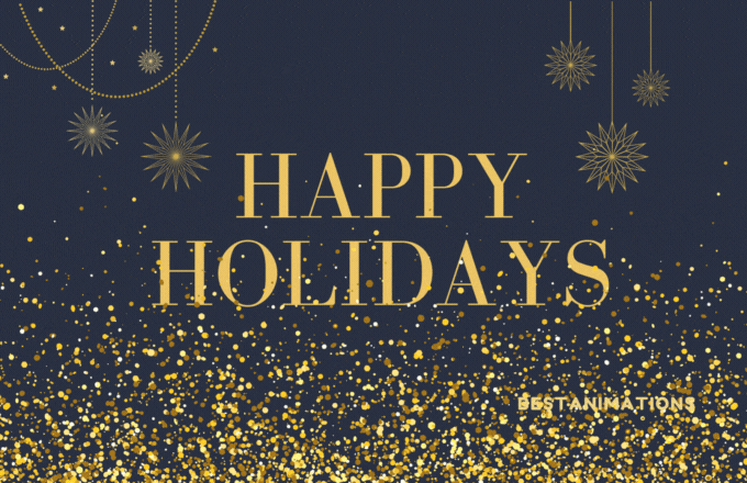 30 Happy Holidays Animated Gif Wishes